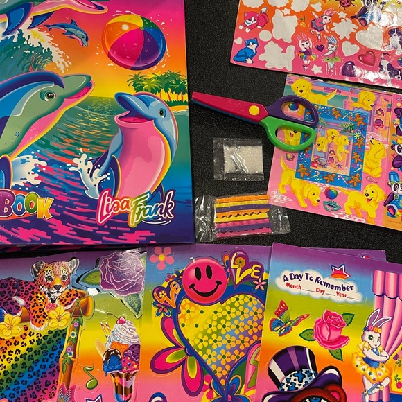 Lisa Frank | Office | 98s Lisa Frank Memory Scrapbook Kit | Poshmark